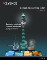 Sensor de nivel tipo radar - Serie FR | KEYENCE México